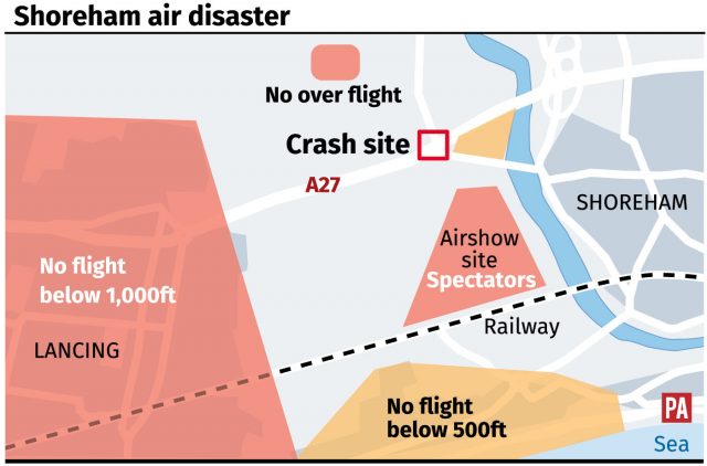 Shoreham air disaster: Criminal investigation into pilot almost ...