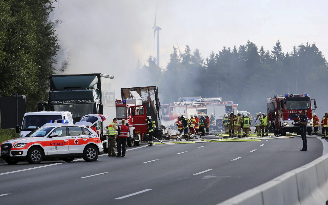 18 people confirmed dead in German bus crash | Largs and Millport ...