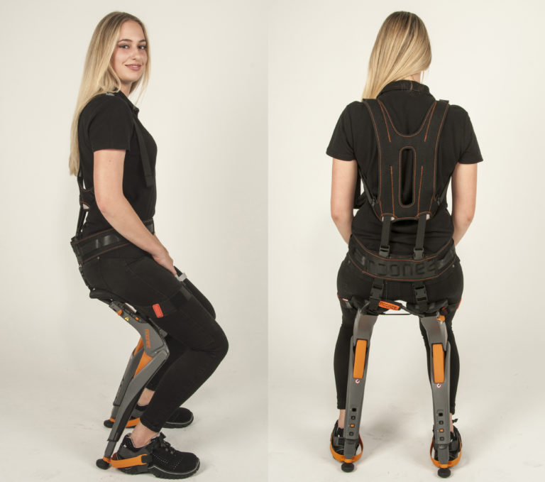 Chairless Chair: A wearable device that will let you sit anywhere you ...