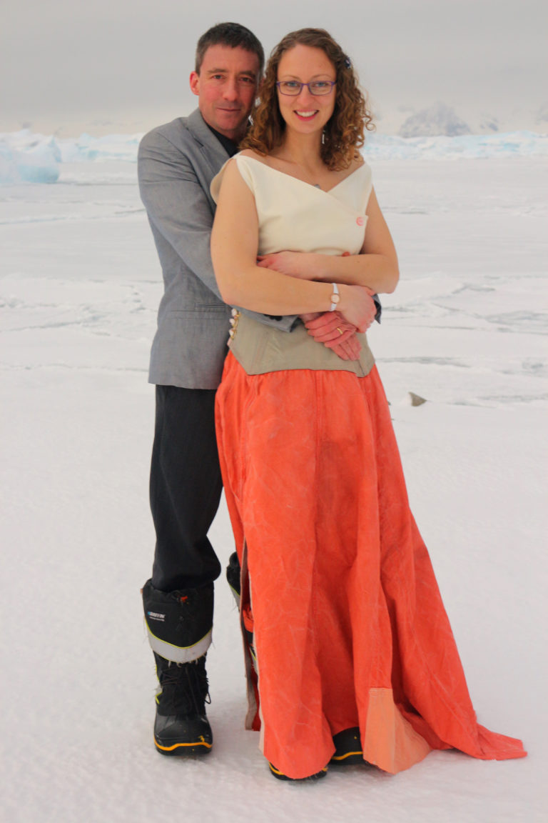 Two polar field guides have become the first to marry on the British ...