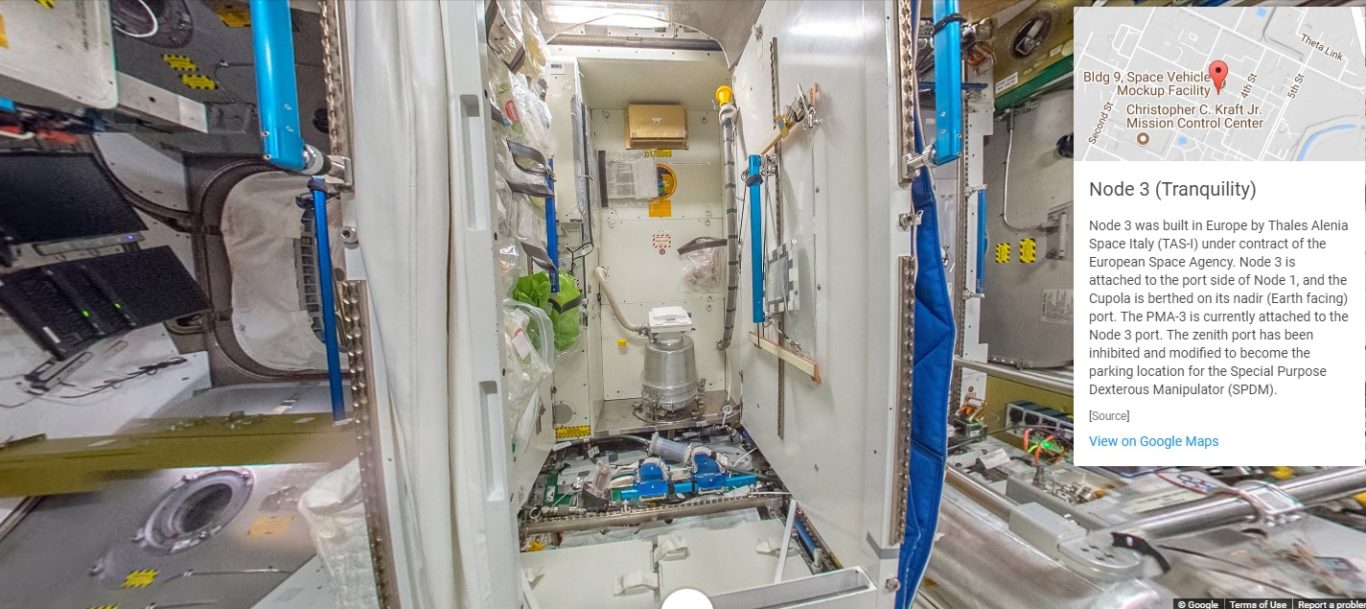 Google Street View adds the International Space Station to its tours ...