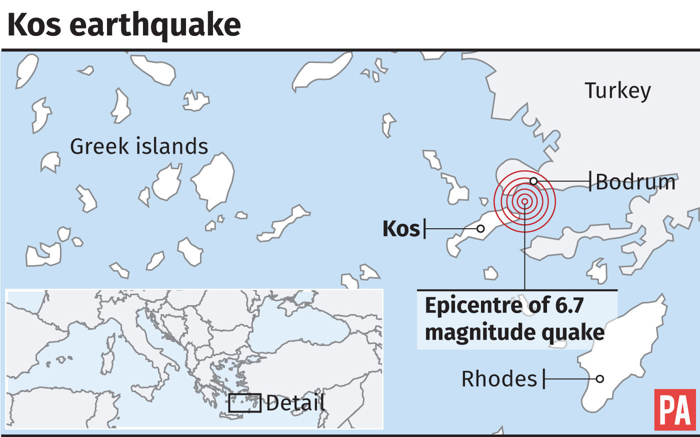 Experts on Greek holiday island of Kos assess damage after earthquake ...