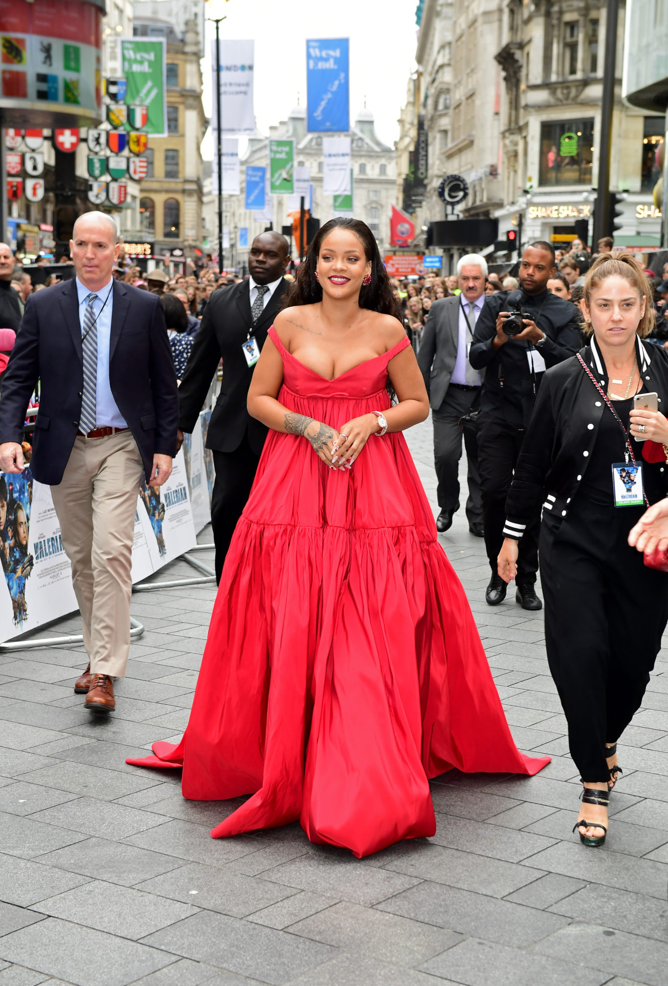Rihanna promises ‘visually thrilling film' at Valerian premiere - The ...