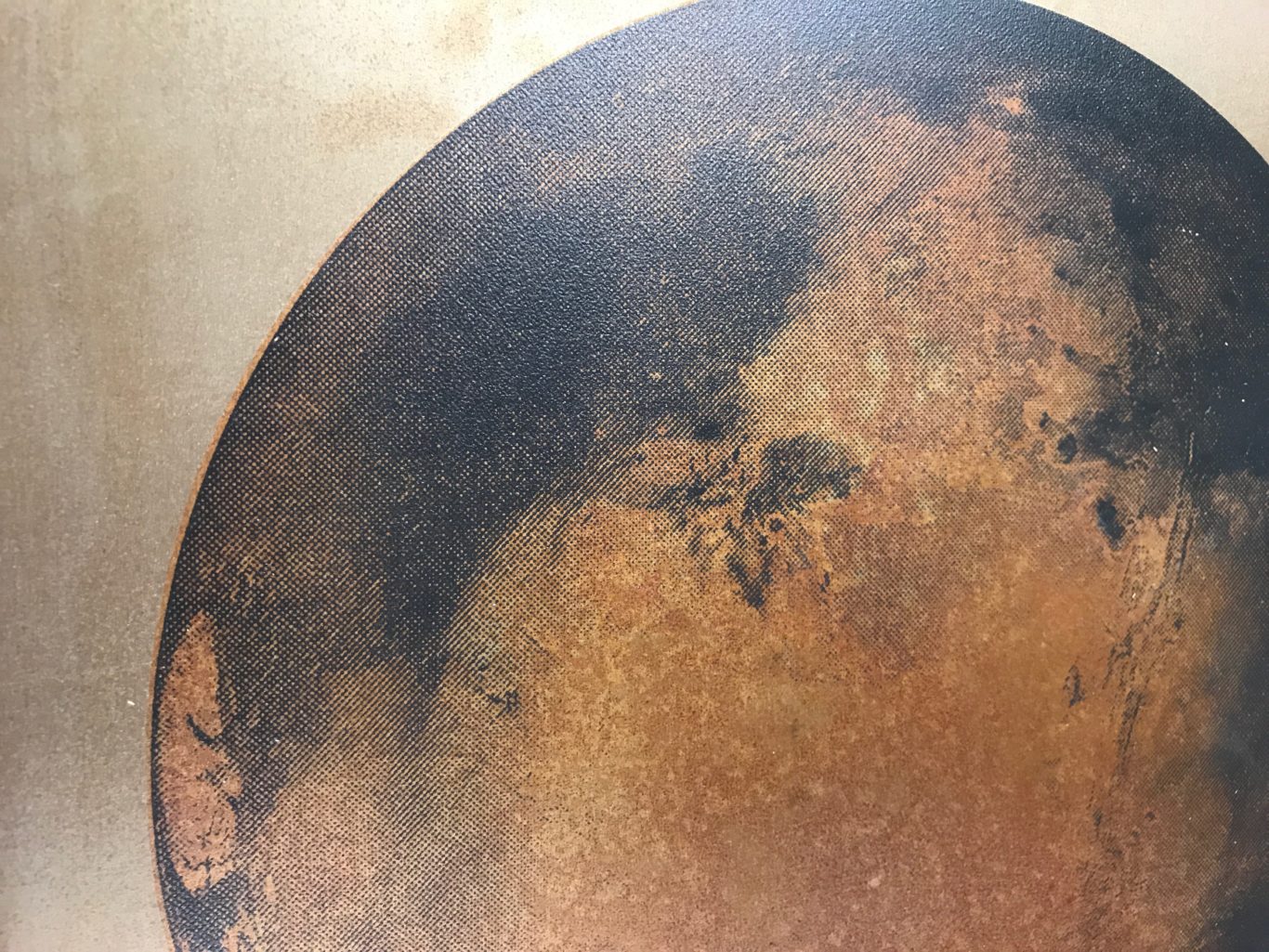 How a creative made this exquisite Mars portrait out of real rust ...