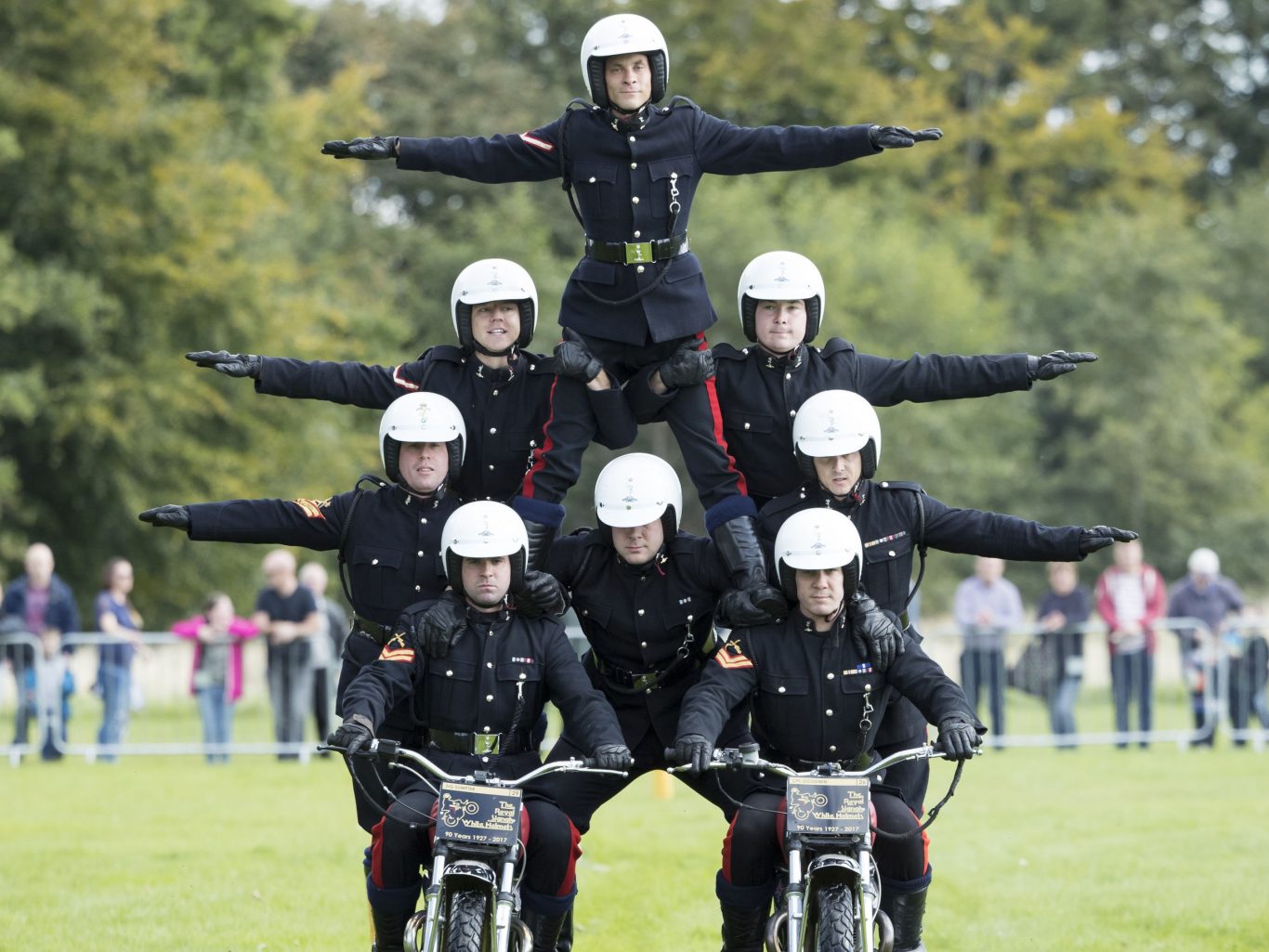 In pictures: Army motorcycle display team hang up their White Helmets ...