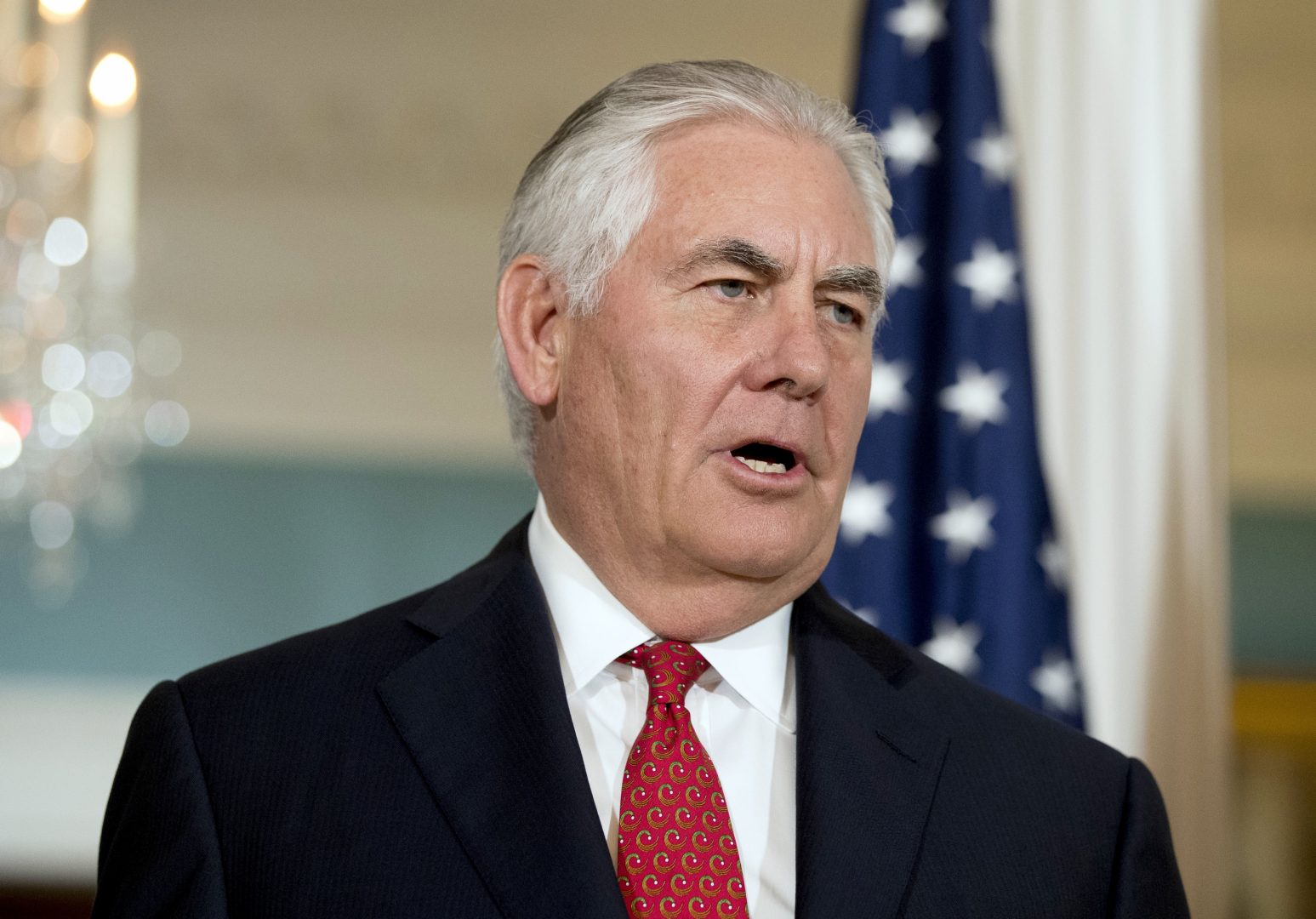 Rex Tillerson ducks question when asked if he branded Donald Trump ‘a ...