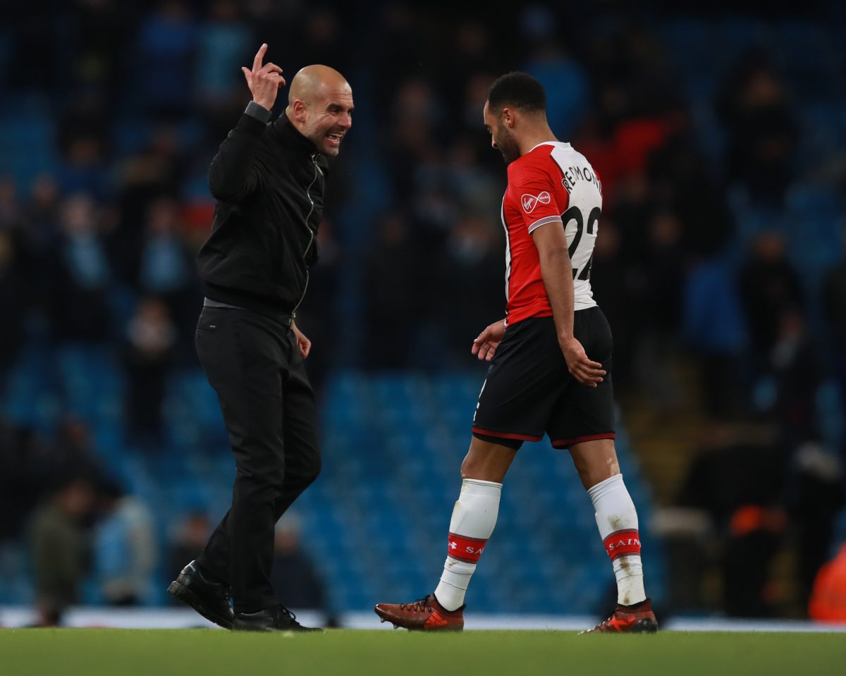 Manchester City boss Pep Guardiola regrets Nathan Redmond incident ...