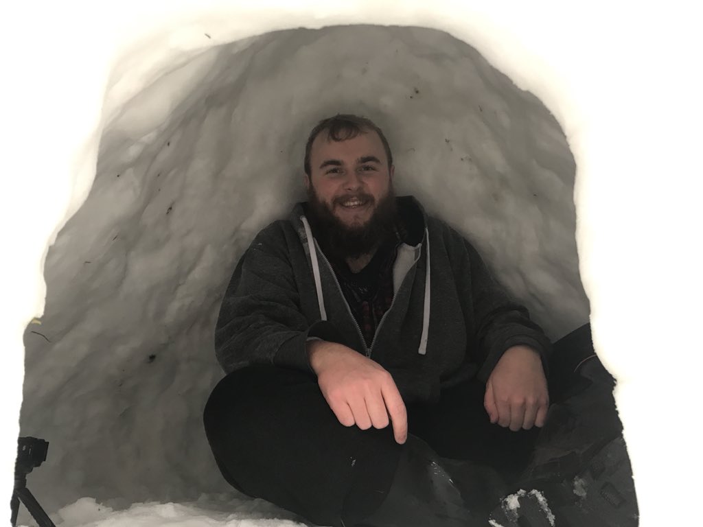 Forget snowmen, this guy was on a mission to build an igloo - The Irish ...