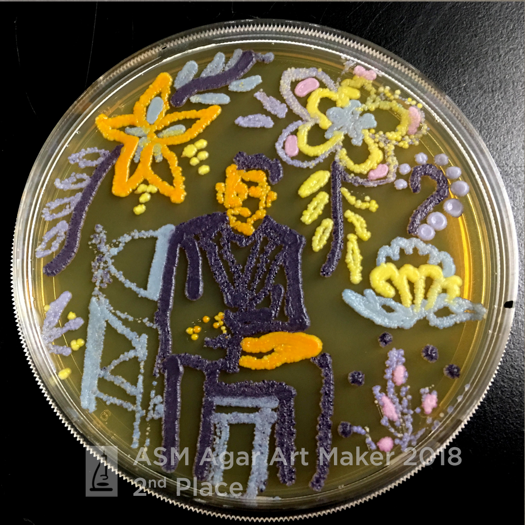 You need to see this award-winning artwork made entirely from microbes