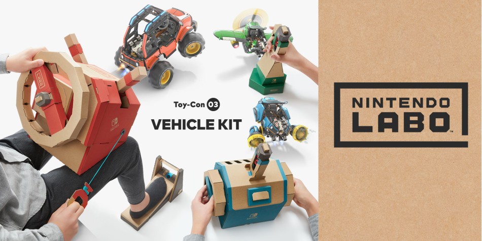 You can now build your own steering wheel with Nintendo Labo’s Vehicle ...