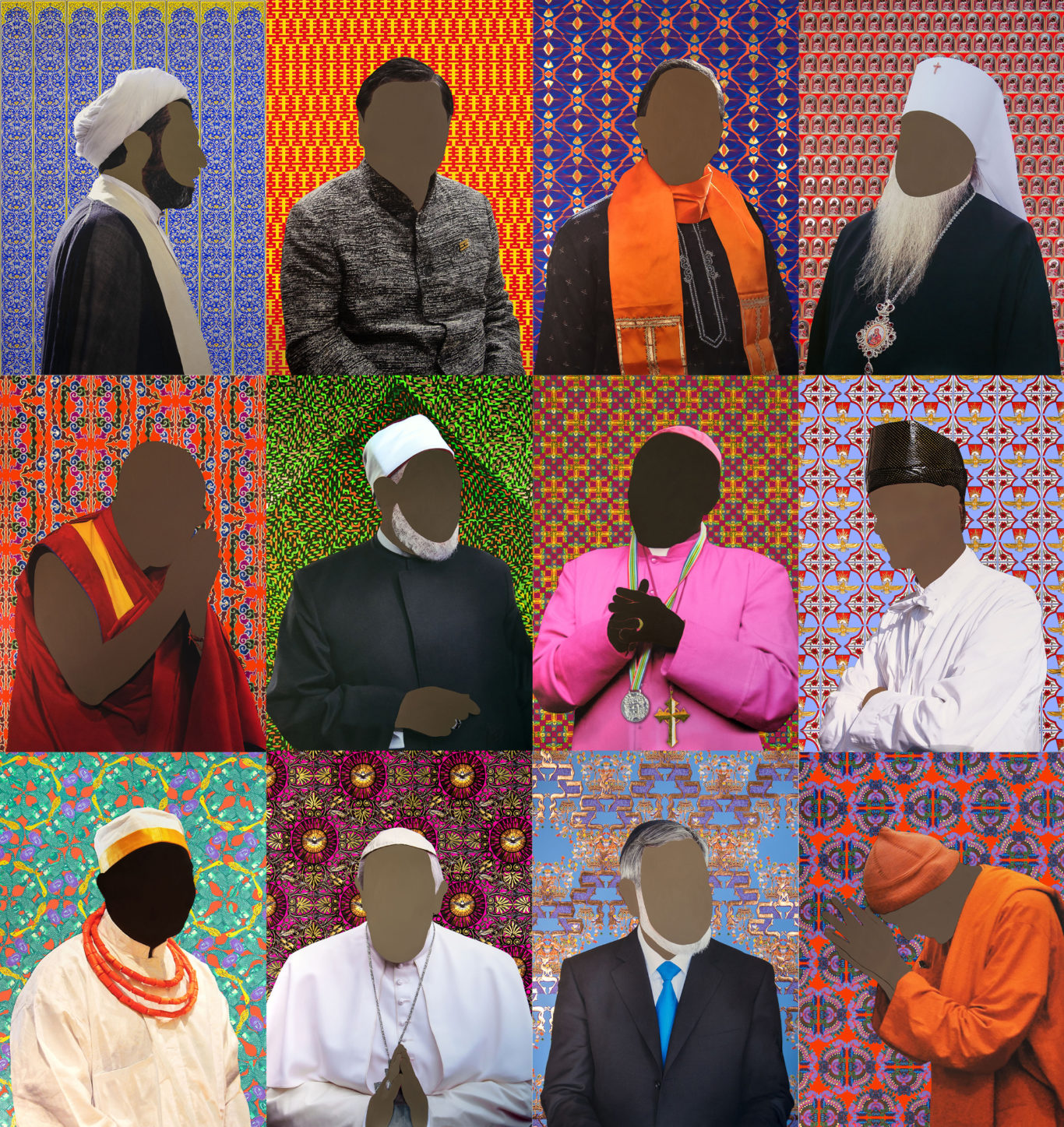 Artist says faceless portraits of faith leaders is a comment on ...