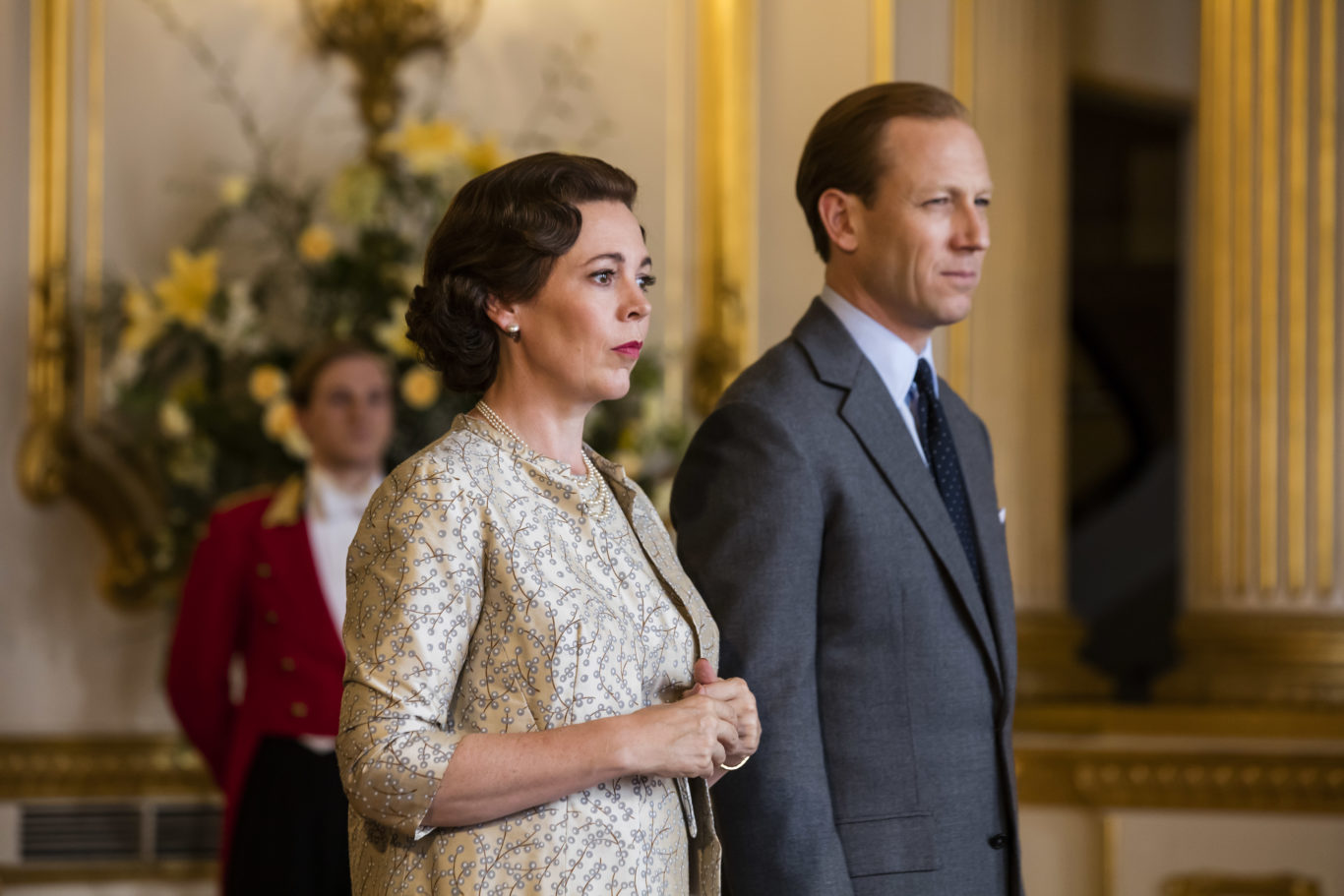 New Look At Olivia Colman And Helena Bonham Carter In Third Series Of