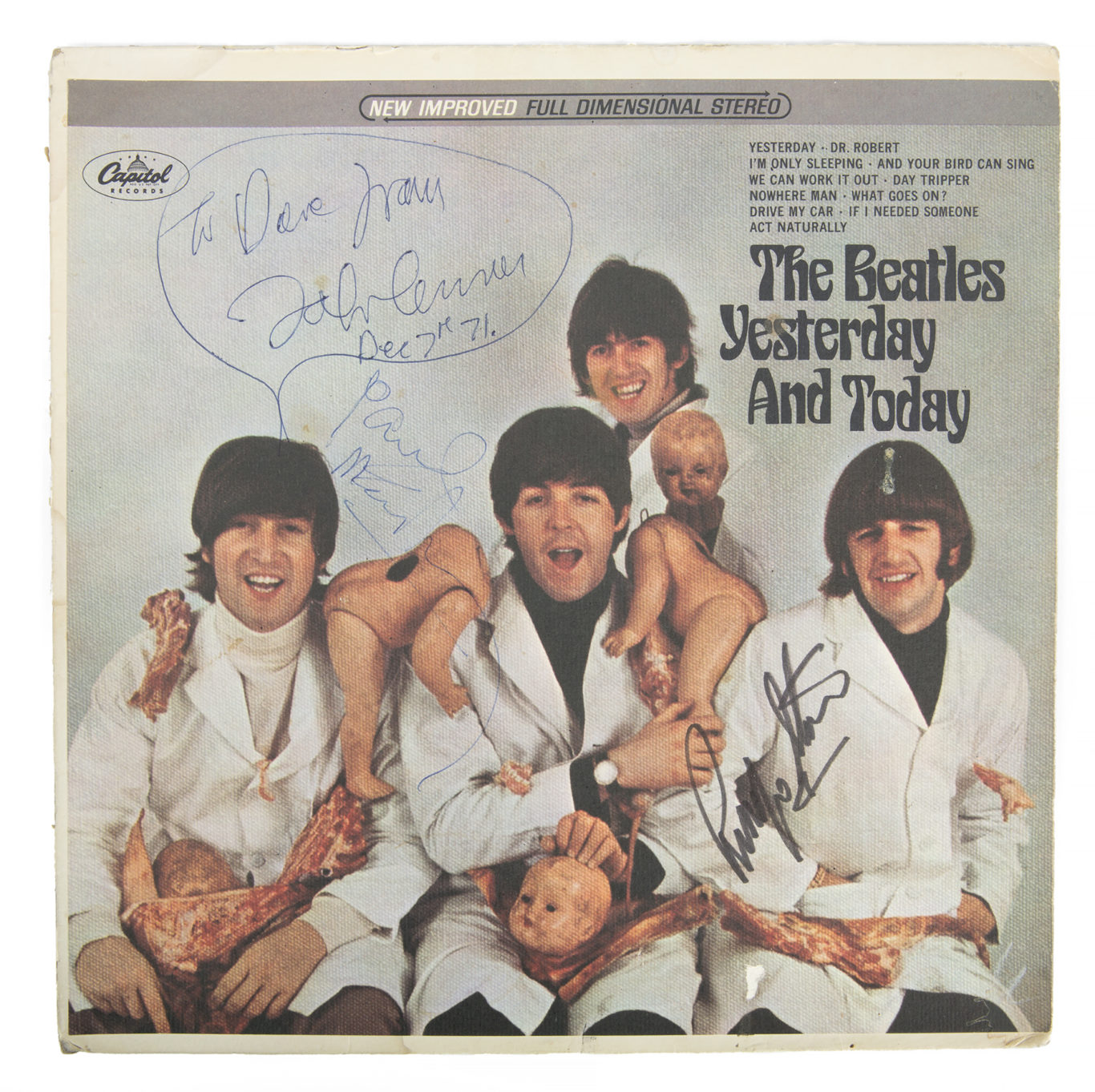 Rare Beatles record owned by John Lennon to go under the hammer