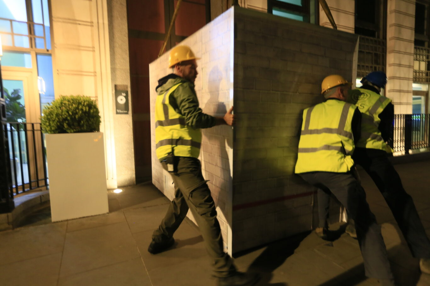 Greenpeace activists prepare for a week in a container for anti-BP ...