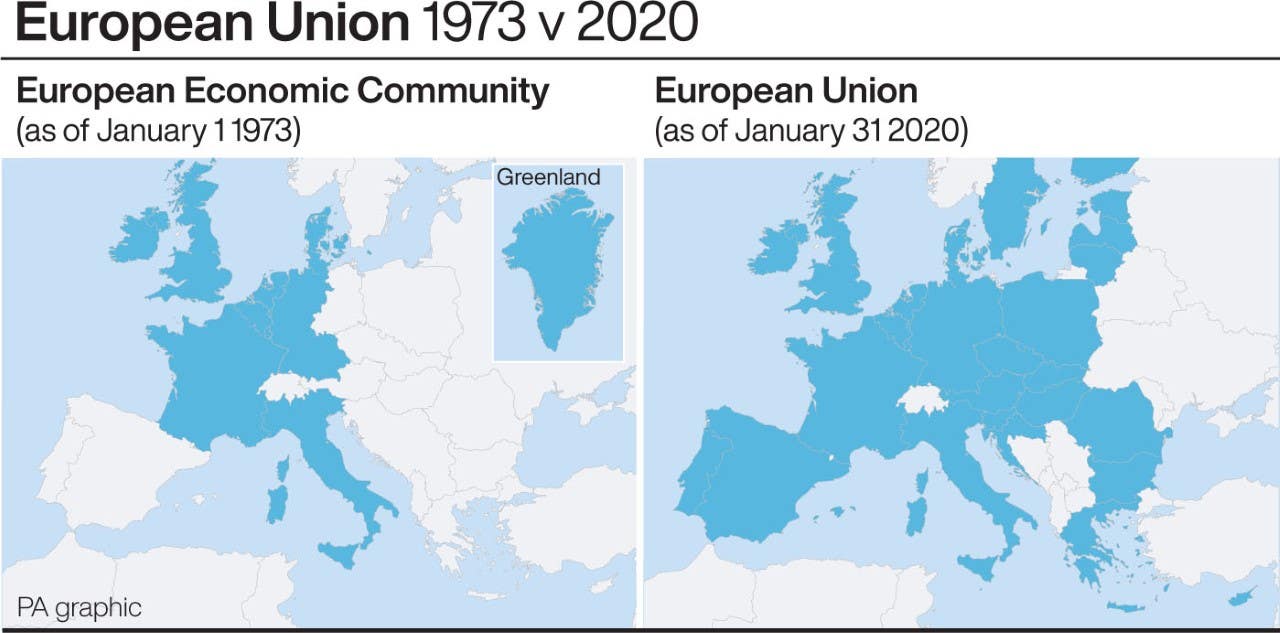 1973 v 2020: How life has changed since the UK entered the EEC | The ...