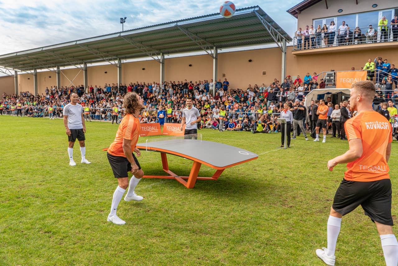 Teqball keeps football stars busy during coronavirus lockdown ...