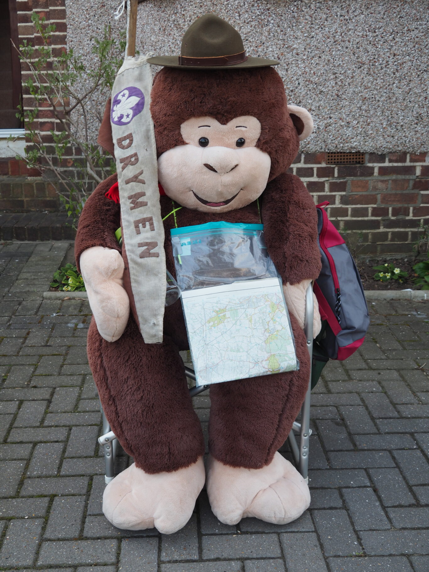Giant monkey amuses residents in Kent town - Jersey Evening Post