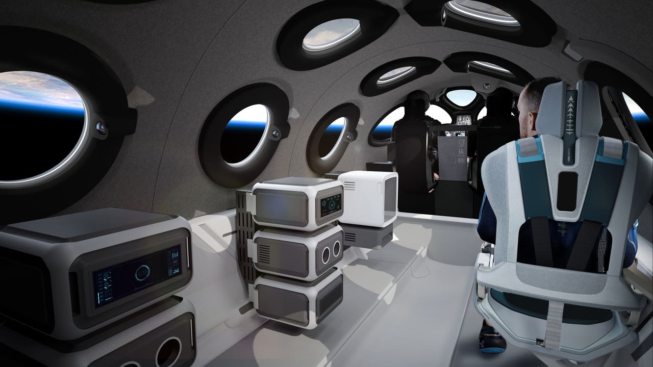 Virgin Galactic unveils space cabin design including ‘astronaut float ...