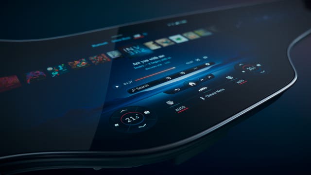 Mercedes-Benz reveals full-width dashboard screen for EQS | Express & Star