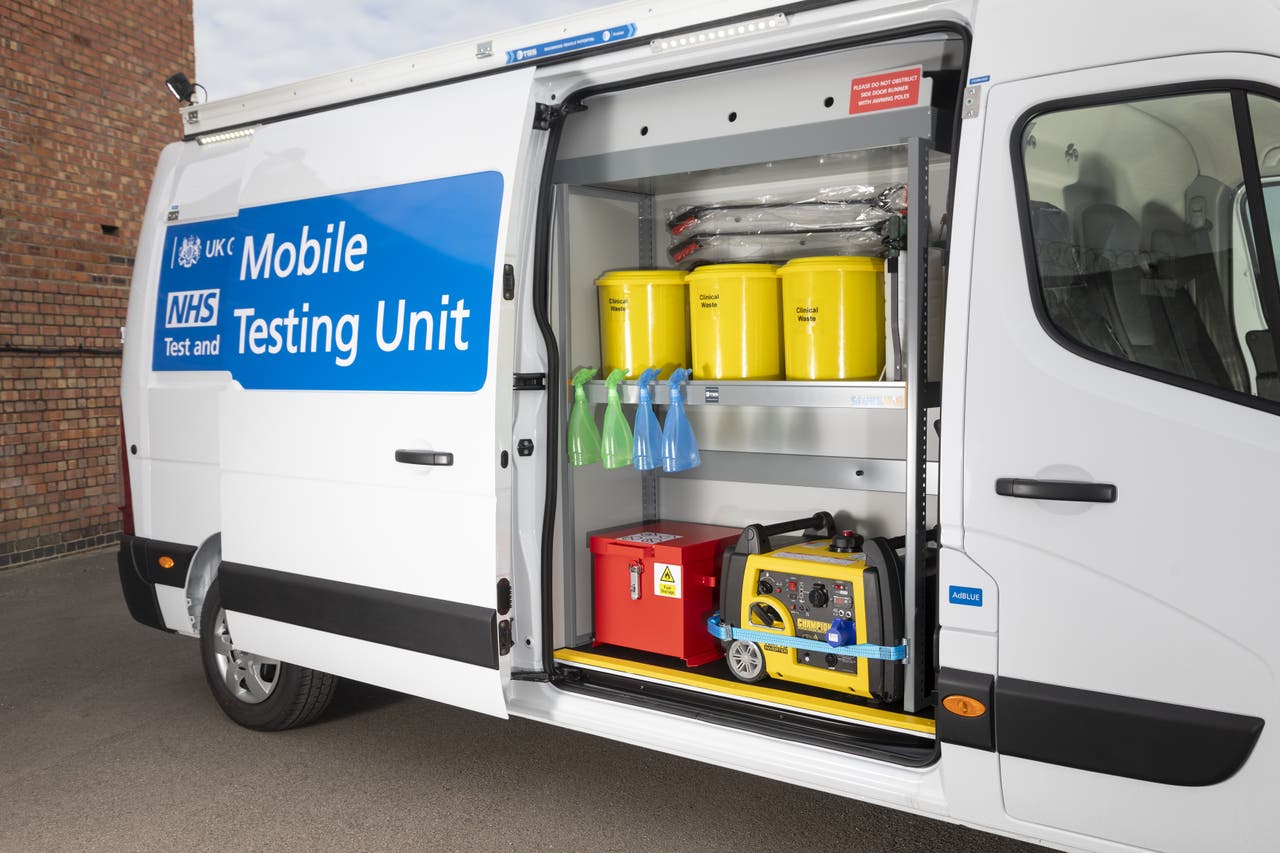 Fleet of Renault Master vans converted into mobile coronavirus testing ...