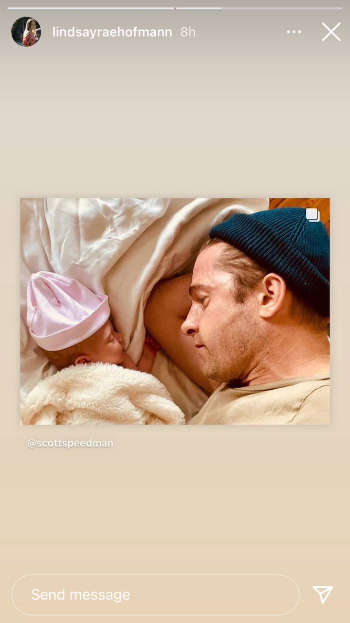 You star Scott Speedman welcomes first child with girlfriend Lindsay ...