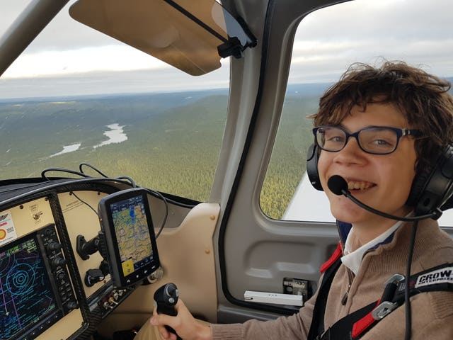 Pilot Mack, 16, aims to break solo round-the-world record | Bradford ...