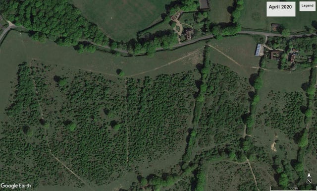 Satellite images show nature thriving at one of UK’s oldest rewilding ...