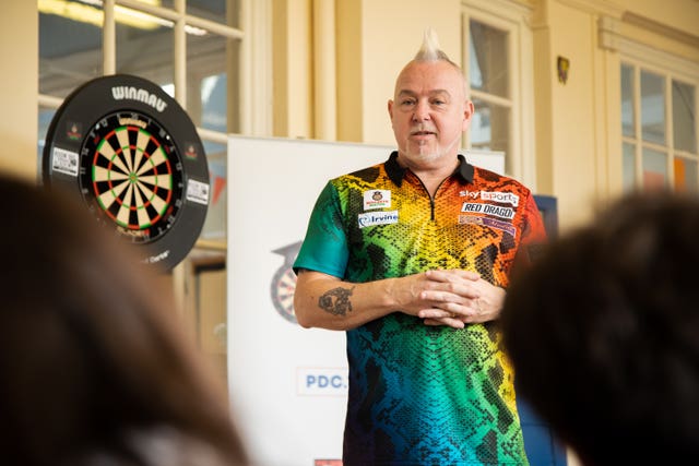 Peter Wright goes back to school to reveal how darts helped his ...