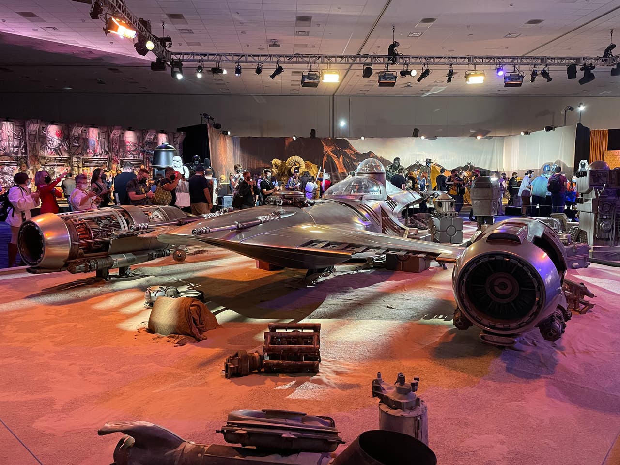 Full-scale starship forms centrepiece of exclusive Mandalorian ...