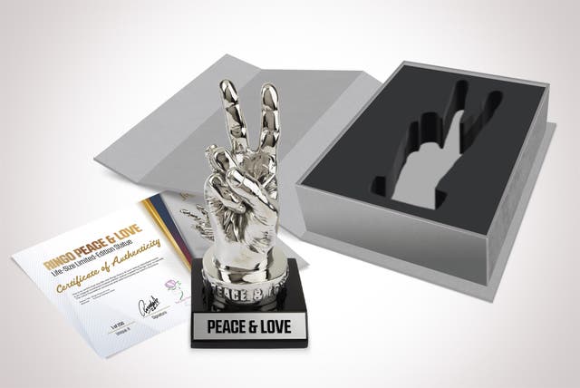 Five hundred Sir Ringo Starr ‘Peace and Love’ statues to be sold for ...