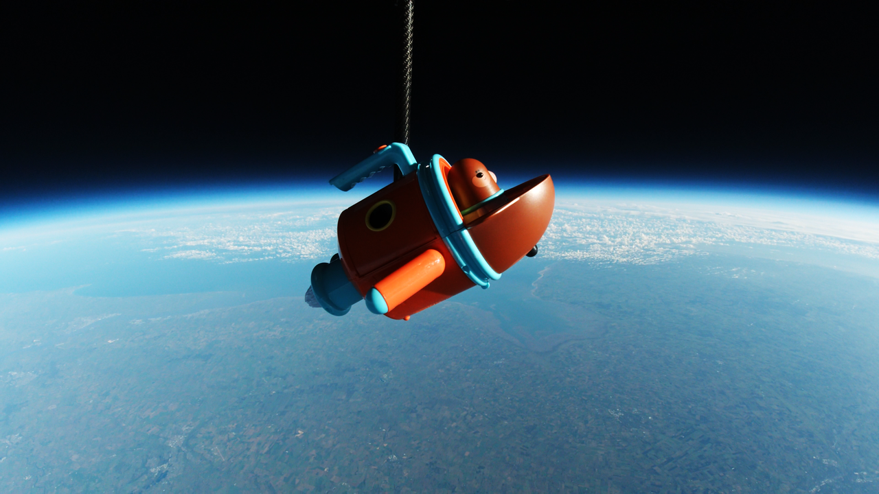 Hey Duggee rocket toy makes cosmic journey to beyond Earth’s atmosphere ...