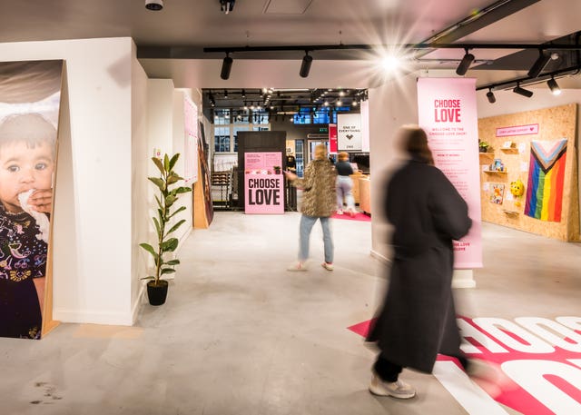 A-list celebrities appear in promotional video for Choose Love charity shop