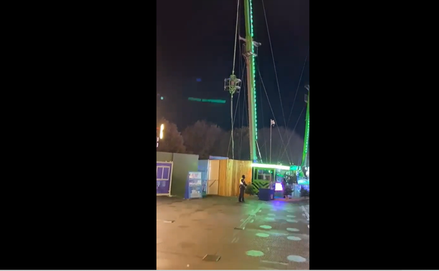 Teenagers rescued after 'Slingshot' ride malfunctions at London's ...