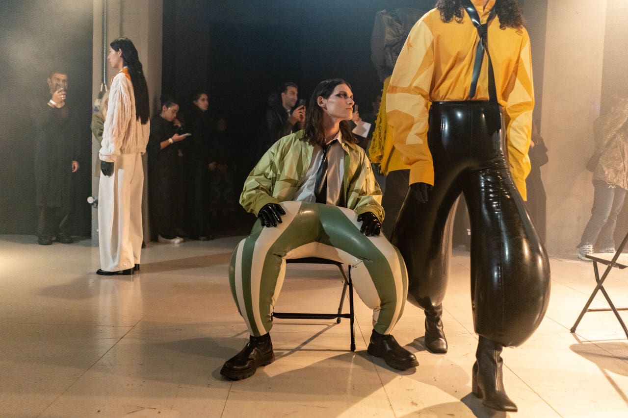 Designer behind Sam Smith’s Brits outfit debuts whimsical fashion ...