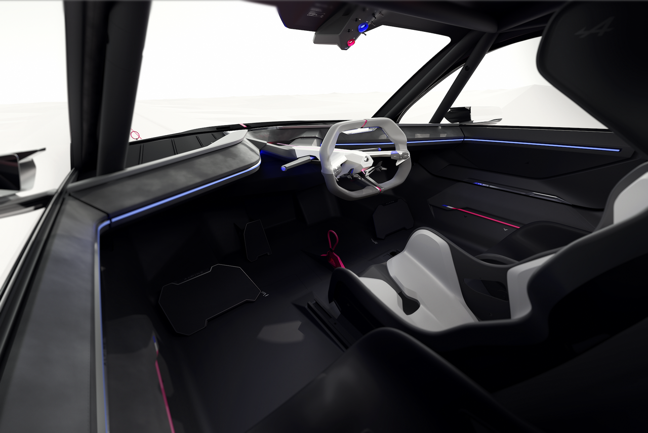 Alpines A290 Beta Unveiled As Futuristic Electric Hot Hatch Concept