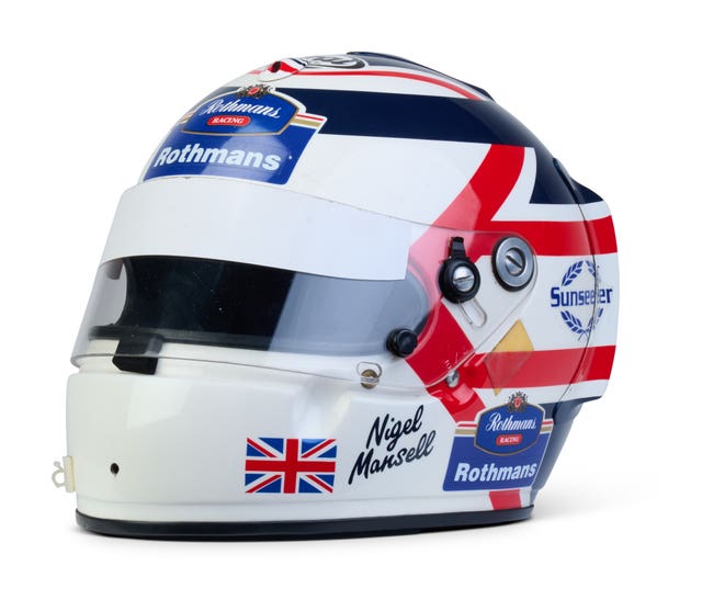 F1 legend Nigel Mansell selling off personal memorabilia from his now ...