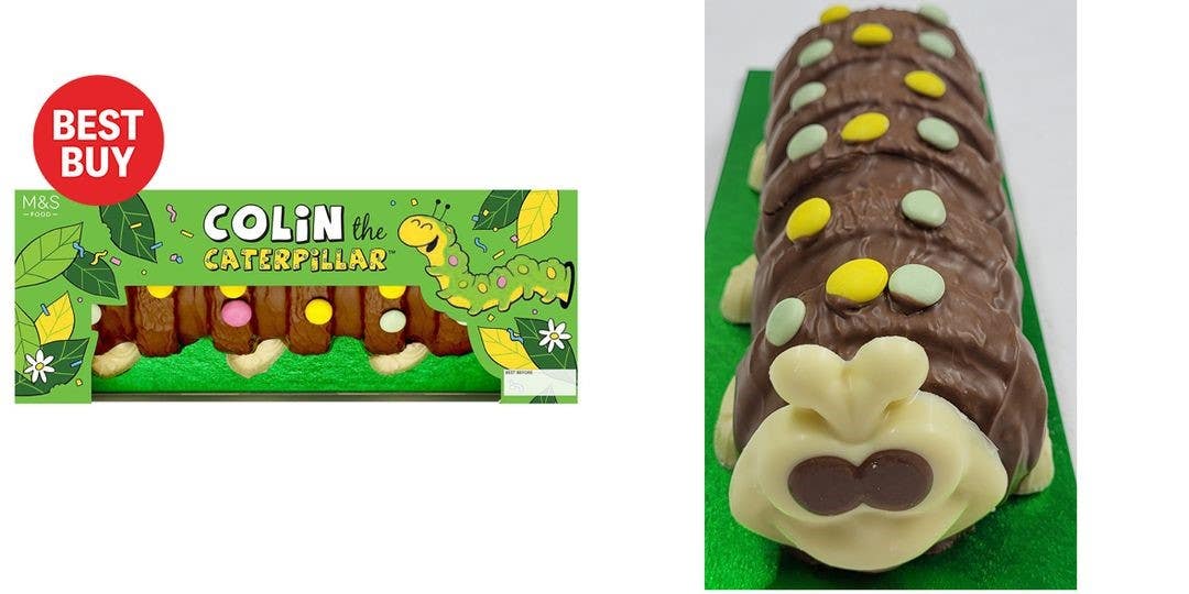 Co-op beats M&S original Colin in caterpillar cake blind taste test ...