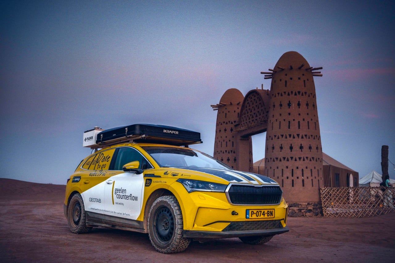 Solar-powered in the Sahara: Desert-chasing with the Skoda Enyaq | Express & Star