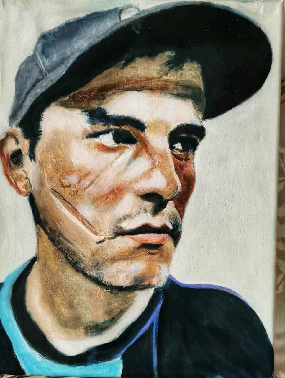 Wrexham artist paints faces of people in community to remember local ...