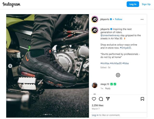 JD Sports ad draws complaints to watchdog over motorcyclists wearing ...