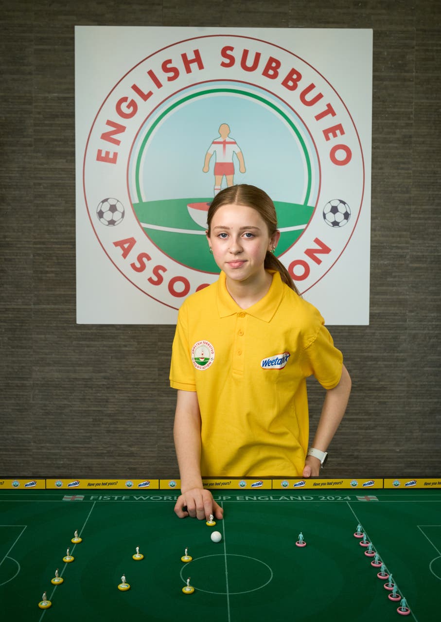 15-year-old girl playing in Subbuteo World Cup says game has ‘come back ...