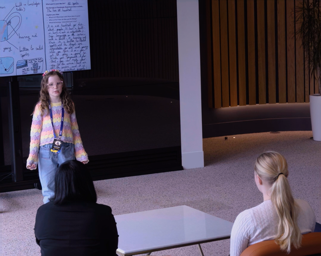 Young Inventor Of Accessible Device Pitches Idea To Paralympian Ellie