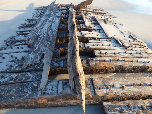 Shipwreck exposed by winter storms to be preserved in tank for research ...