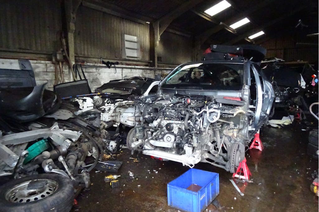 Porsche and Mercedes among £400,000 of stolen cars found at ‘chop shop ...