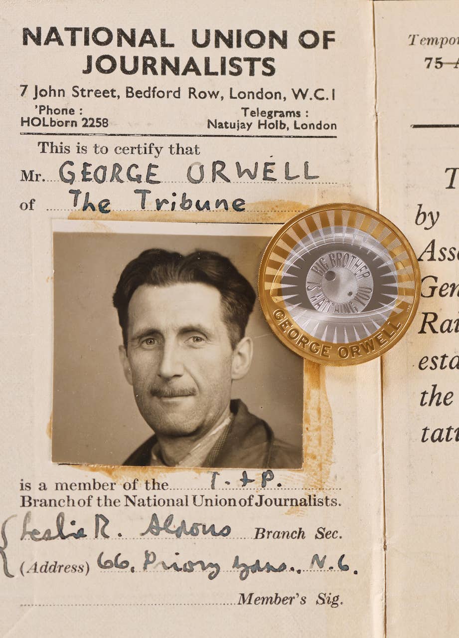 1984 author George Orwell celebrated on new Royal Mint £2 coin | Ealing Times