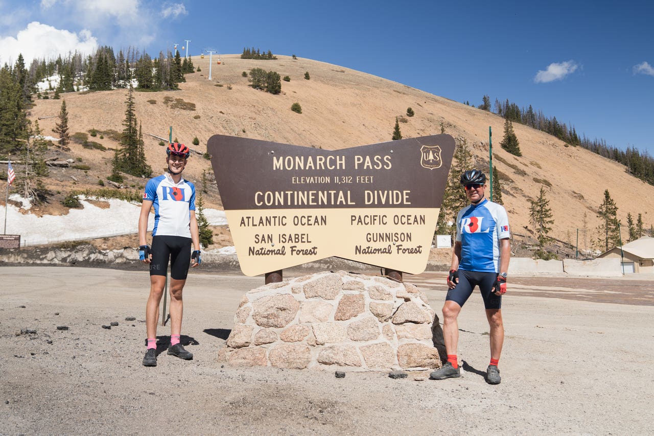 Father and son hope to break world record in year-long cycle around the ...