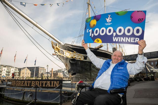 Retired sailor charts new course after winning £1m on Lottery scratchcard