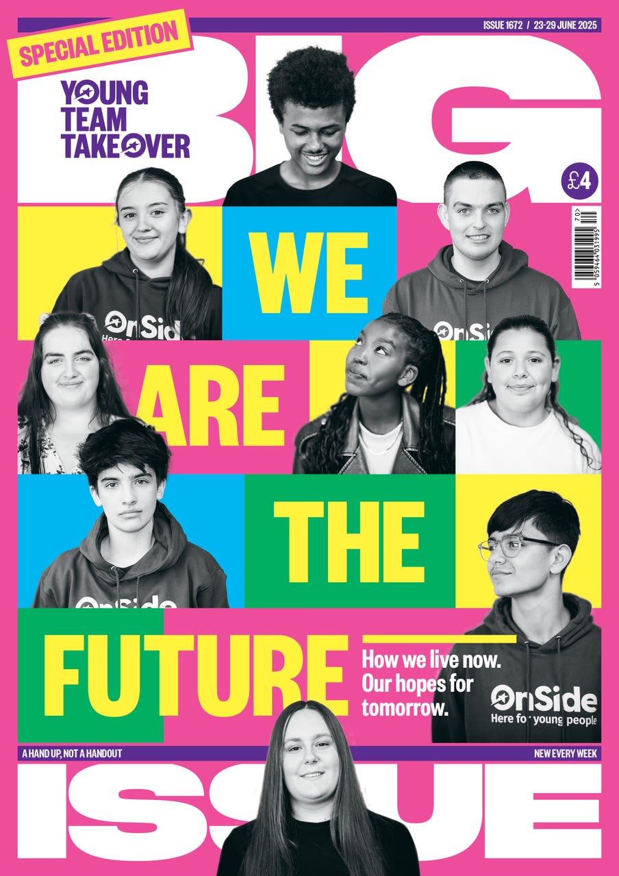 Teenagers help produce latest Big Issue magazine | Leigh Journal