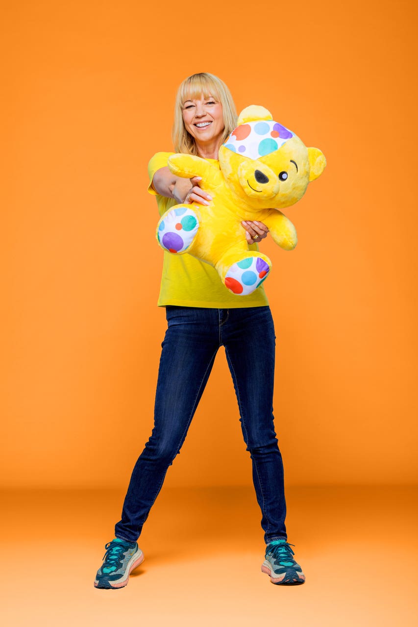 Sara Cox receives support from The Rock ahead of Children In Need ...
