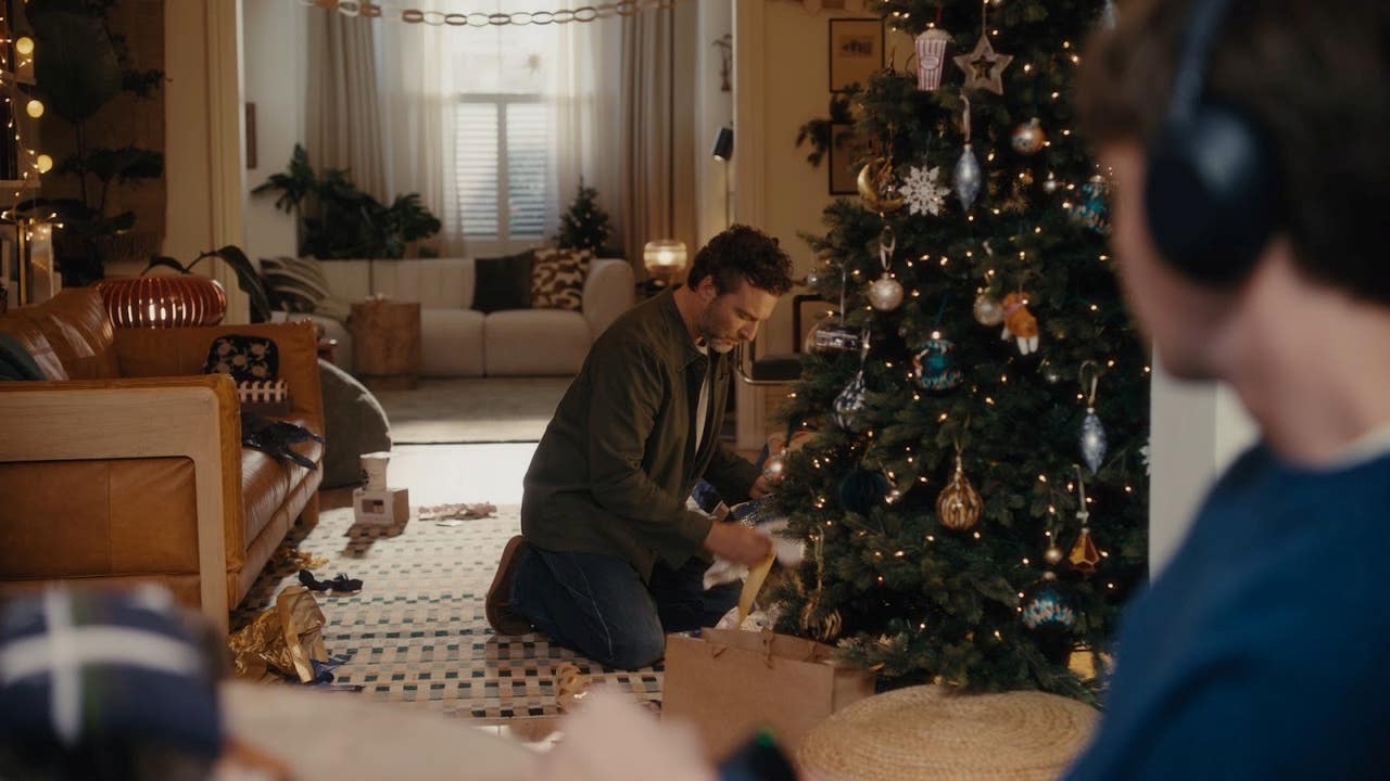 Father and teenage son bond over ’90s club hit for John Lewis Christmas ...